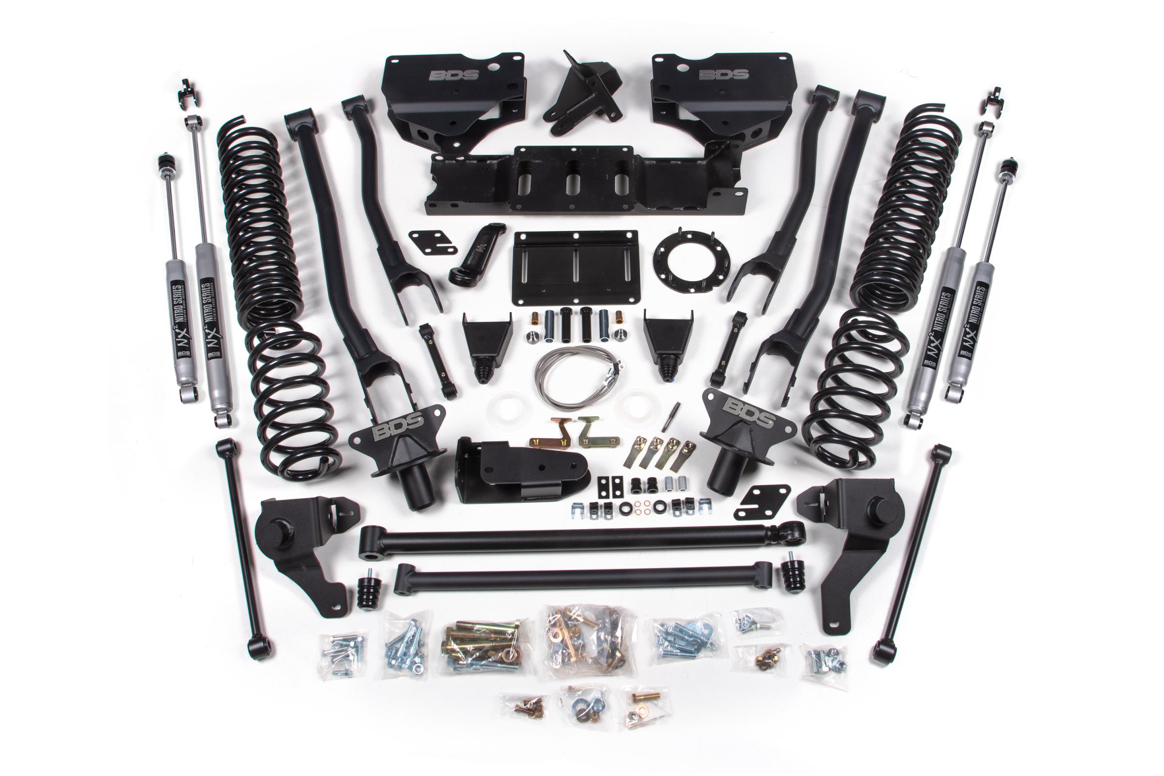 8 Inch Lift Kit w/ 4-Link Ram 2500 19-24 4WD Diesel BDS Suspension