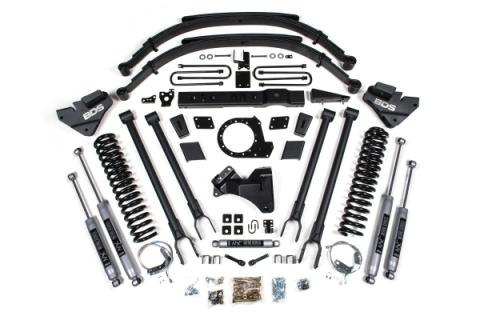 8 Inch Lift Kit 4-Link Conversion Ford F250/F350 Super Duty 17-19 4WD ...